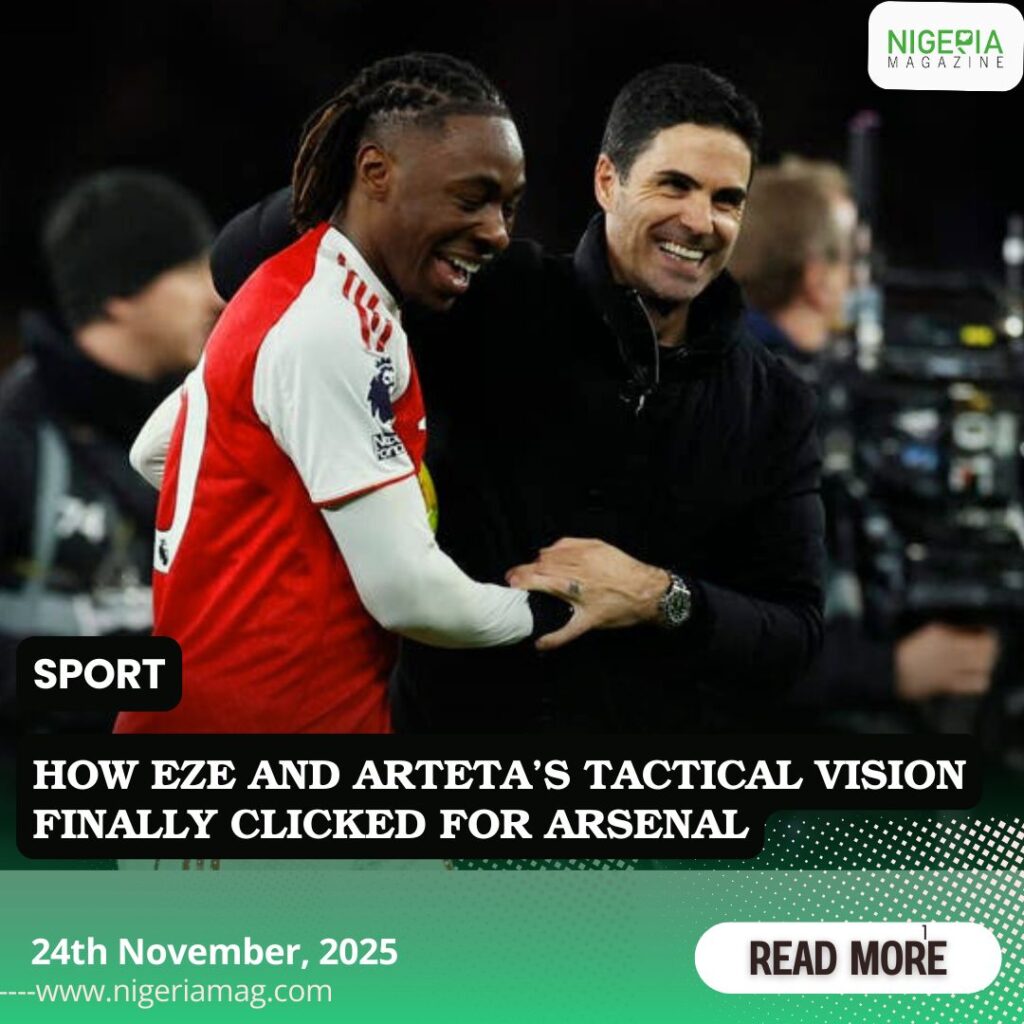 How Eze and Arteta’s Tactical Vision Finally Clicked for Arsenal ...
